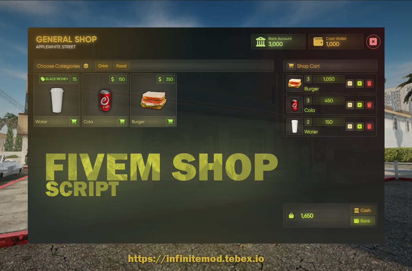 Paid Shop Script Esx Qbcore Qbox Fivem Releases Cfx Re Community